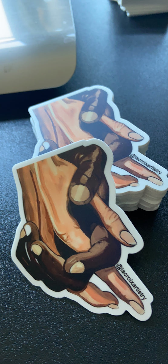 Vanilla Swirl 3” die cut LaCroix Artistry sticker